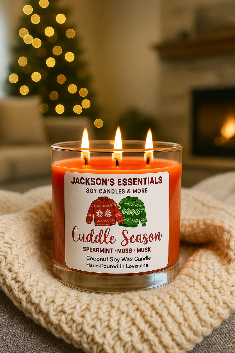 Cuddle Season | Holiday Scent - Jackson's Essentials Soy Candles & More